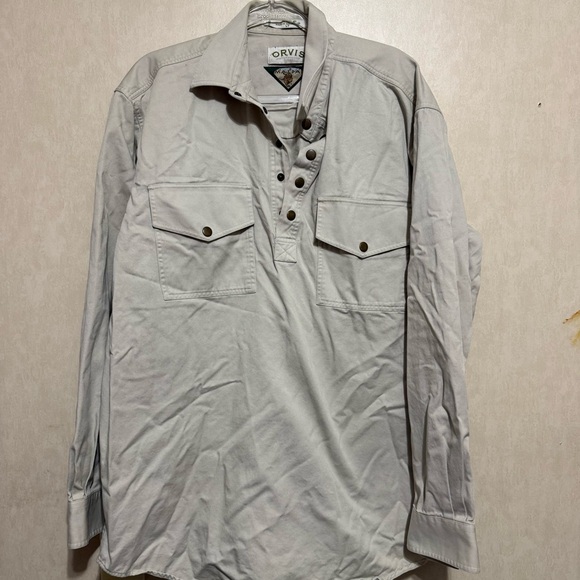 Orvis | Shirts | Vintage Orvis Malpai Shirt Beige Usa Made Hunting ...